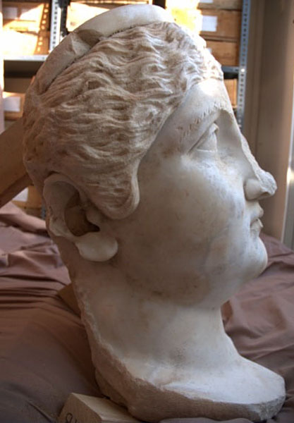 Colossal Head of Roman Empress Unearthed - Archaeology Magazine Archive